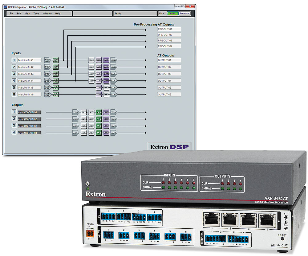 AXP 64 C AT - DSP, Expansion & Software | Extron
