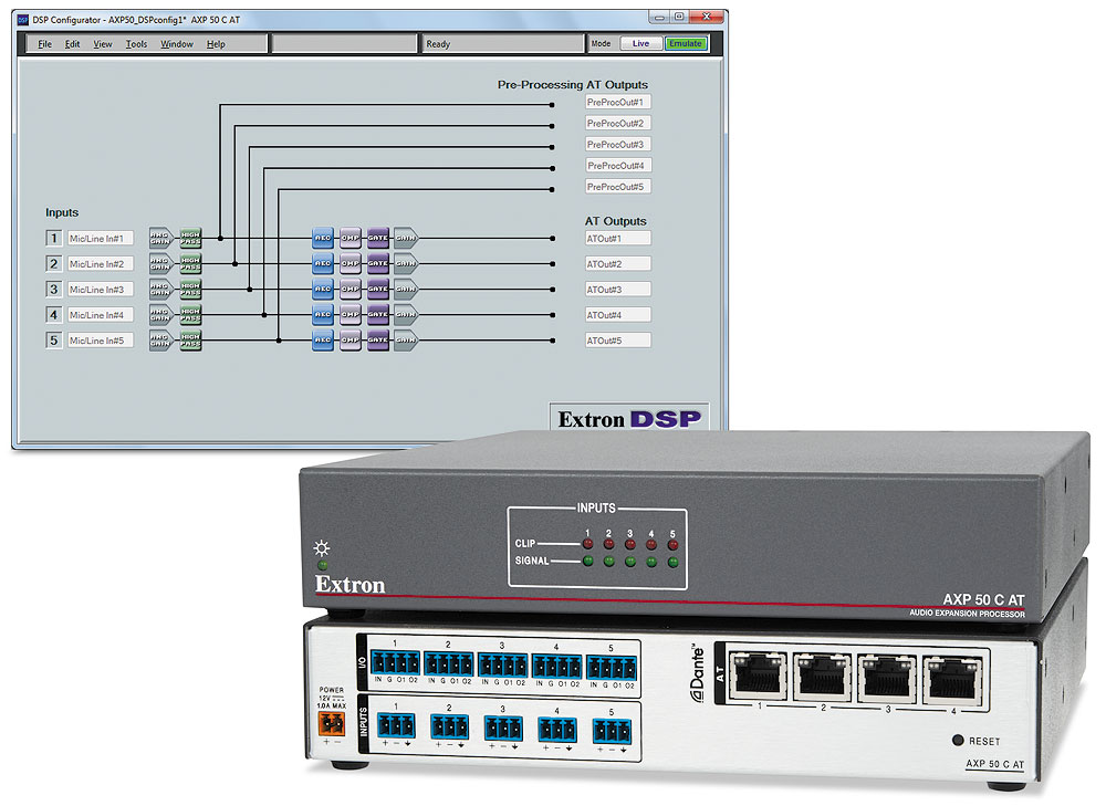 AXP 50 C AT - DSP, Expansion & Software | Extron