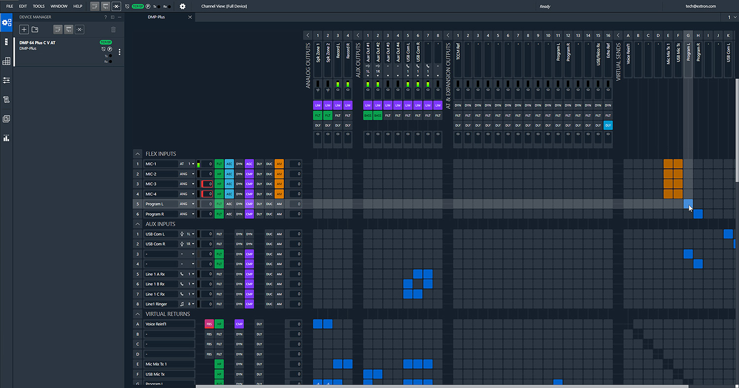 DMP 128 Plus - DSP, Expansion & Software | Extron