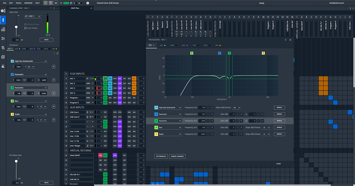 DSP Configurator Pro - Software | Extron