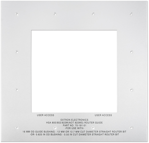 Installation Routing Templates - Architectural Connectivity | Extron