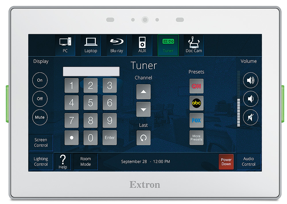 TLP Pro 725M - TouchLink Pro Touchpanels | Extron