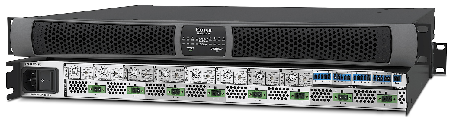 XPA U 2008 FX - Power Amplifiers | Extron