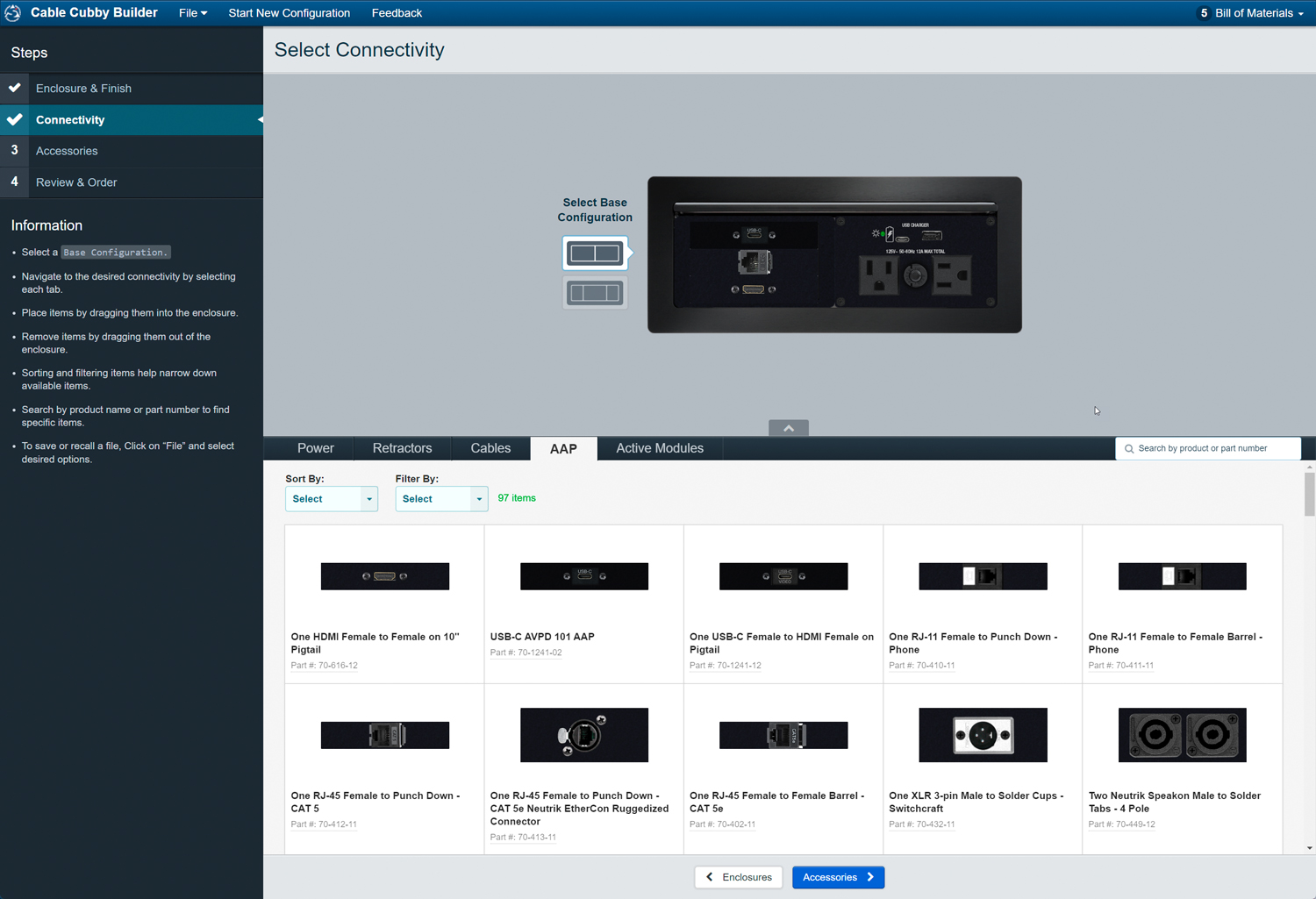 Cable Cubby-Serie | Extron
