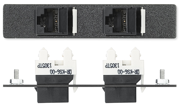 Two RJ-45 Female to Punch Down for CAT 6 - Ortronics - Architectural ...