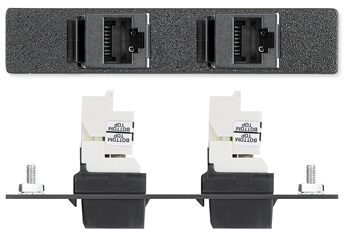 Two RJ-45 Female to Punch Down for CAT 6 - Panduit - Architectural ...
