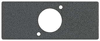 Blank Plate with One Neutrik Opening - Architectural Connectivity | Extron